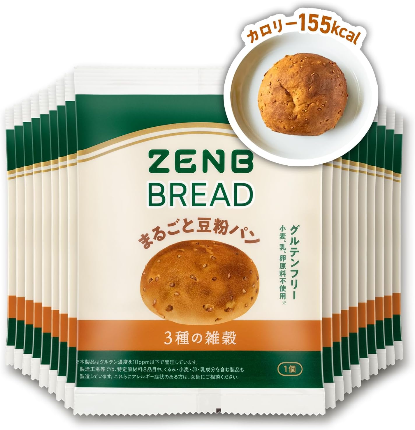 Amazon.co.jp: 【たんぱく質 6.0g】ZENB ゼンブ ブレッド パン 3種の雑穀 18個 [ 糖質オフ 糖質制限 糖質コントロール 腸活 時の 食物繊維 補給に ダイエット 時 ...