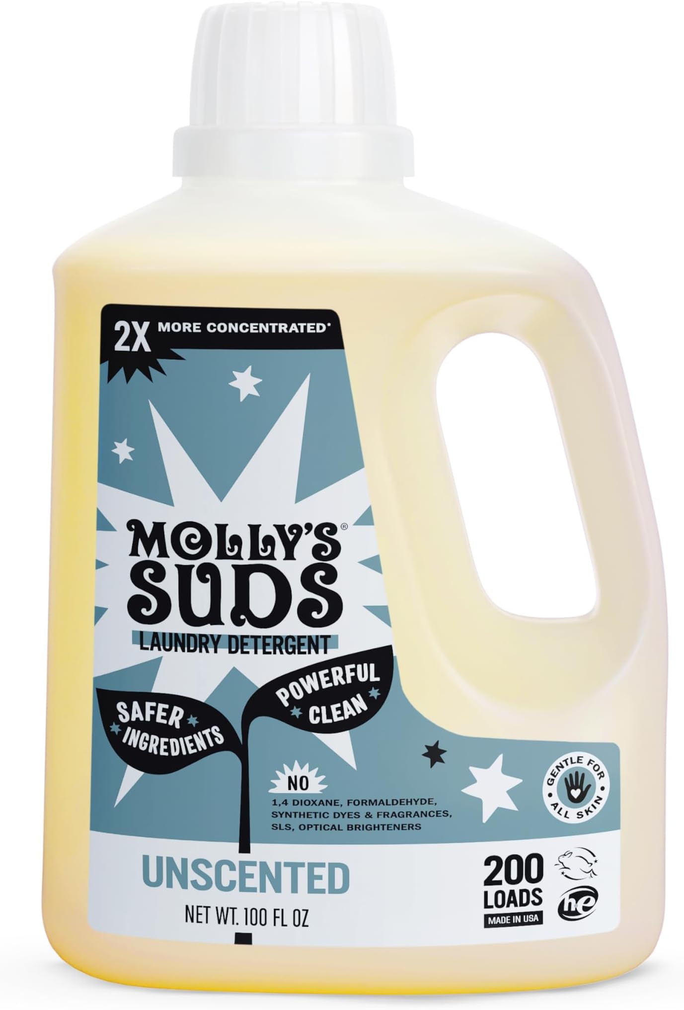 Amazon.com: Molly's Suds Liquid Laundry Detergent | Clean Laundry ...