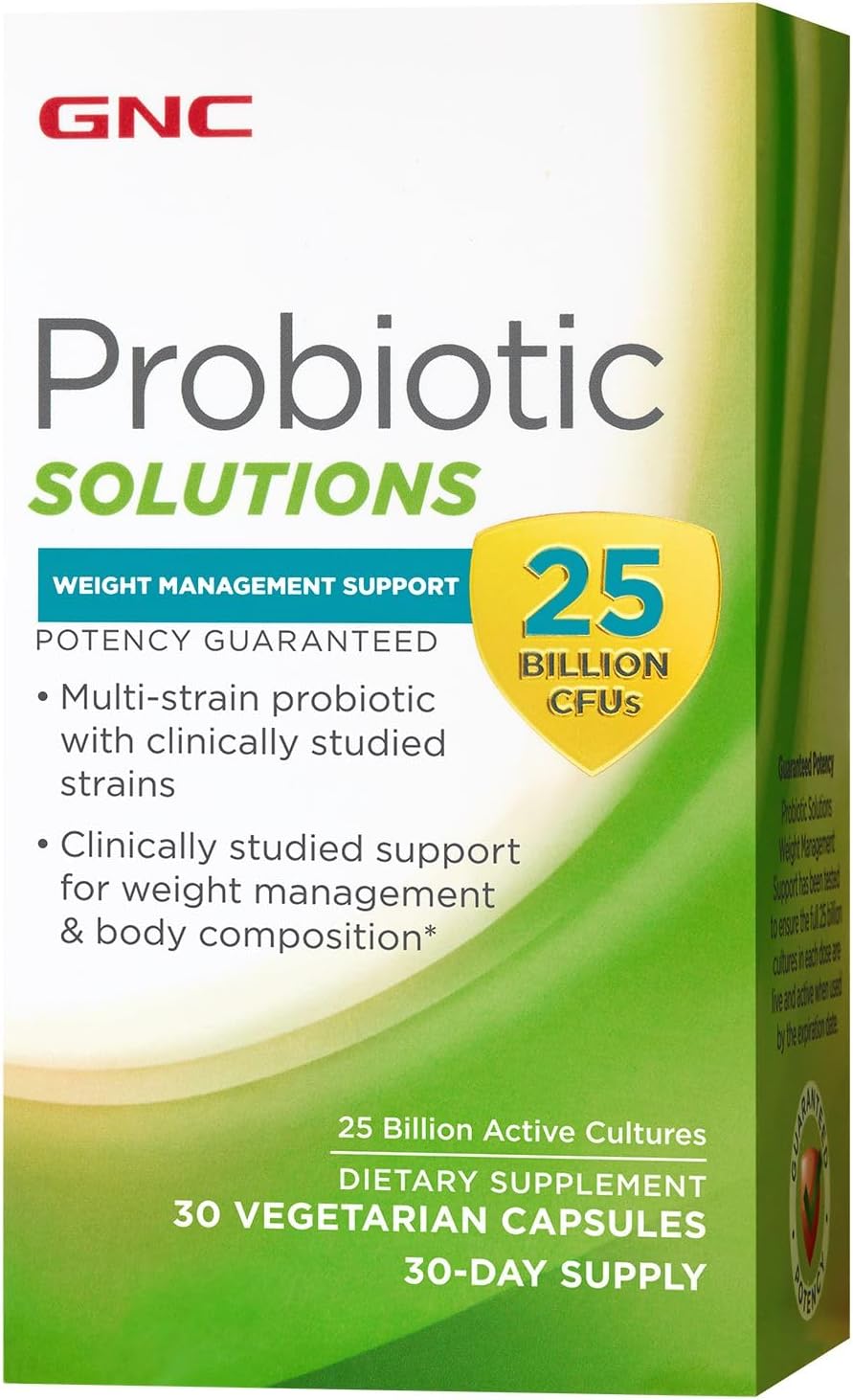 Amazon.com: GNC Probiotic Solutions Weight Management Support with 25 ...