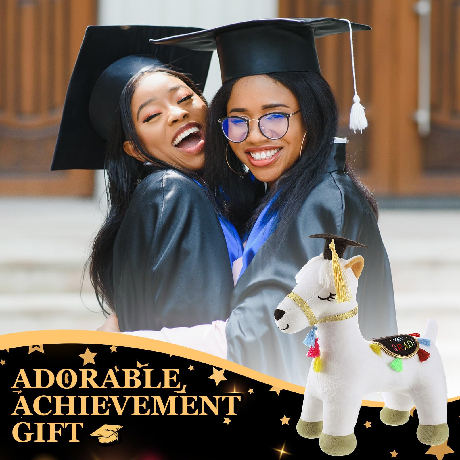 Snapklik.com : Hollowfly 11.81" Graduation Llama Plush Graduation ...