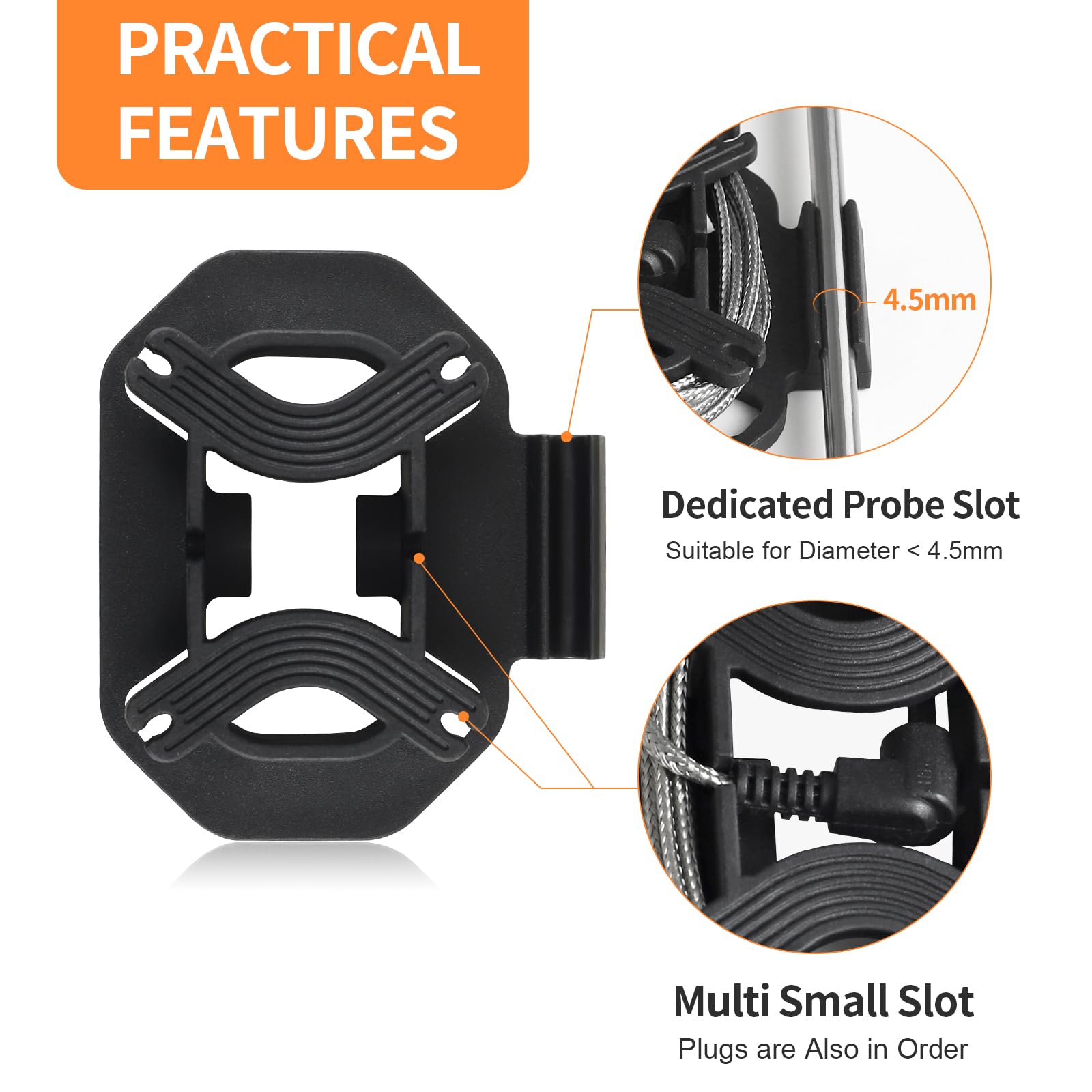 Snapklik.com : SIUDANGKA Magnetic Meat Probe Organizer, 3 Pack Upgraded ...