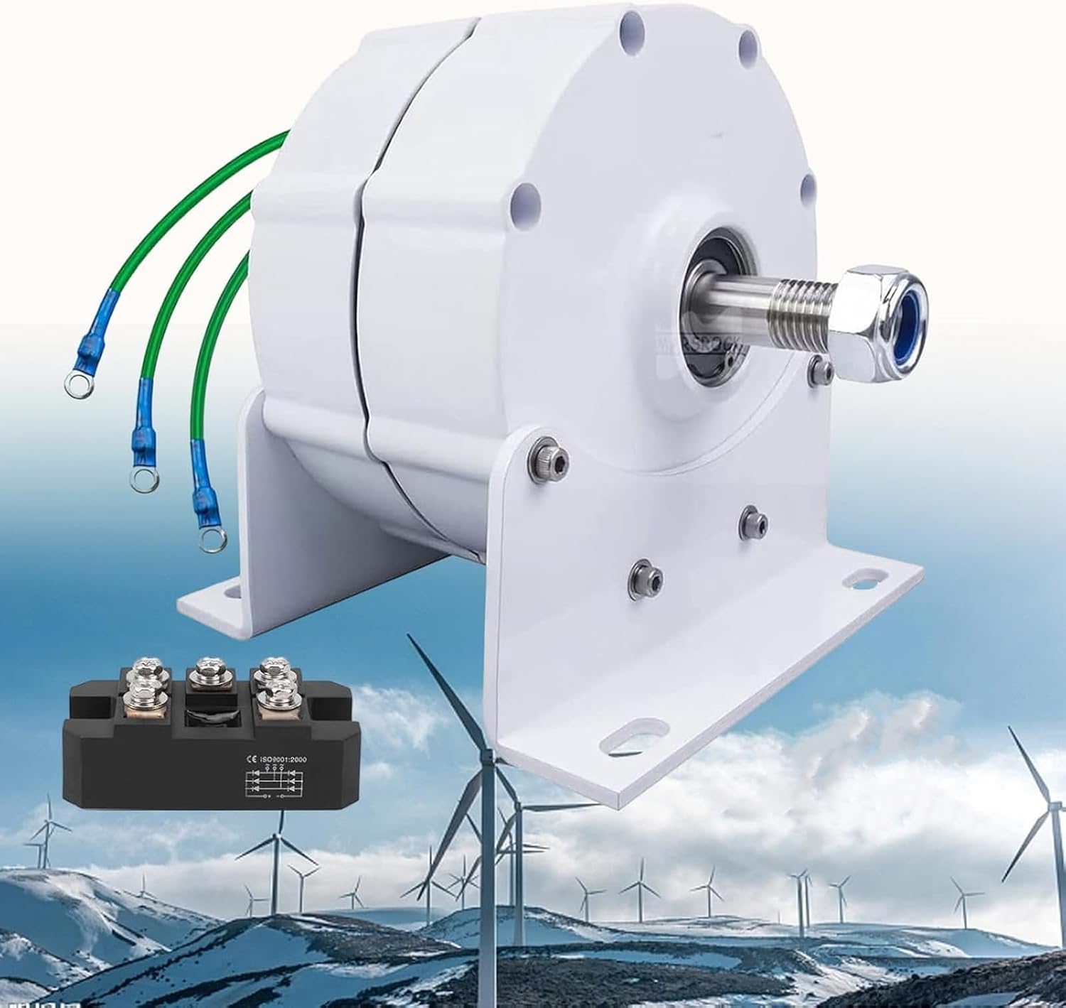 Amazon.com: 10000W/12000W Wind Power Generator, Wind Permanent Magnet ...