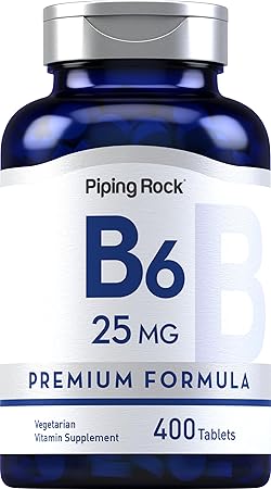 Amazon.com: Piping Rock Vitamin B6 25 mg Tablets | 400 Count | Premium ...