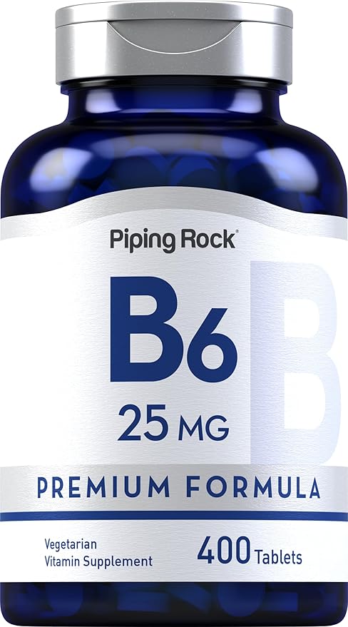 Amazon.com: Piping Rock Vitamin B6 25 mg Tablets | 400 Count | Premium ...