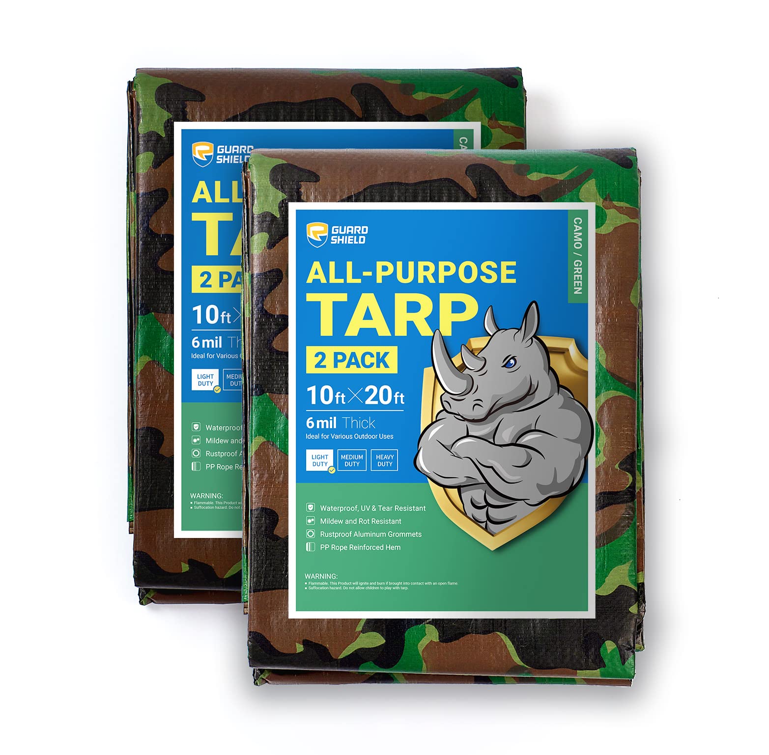 Snapklik.com : GUARD SHIELD Lightweight Camo Tarp Camouflage Tarps ...