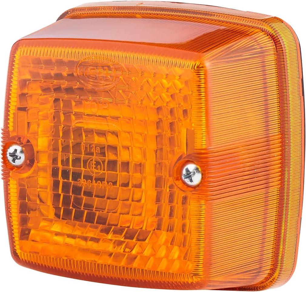 Amazon.com: Hella 003014011 Turn Indicator 3014 Series Sq Amber P21W ...
