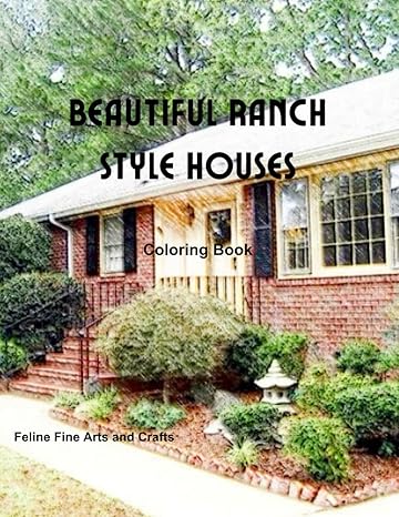 Amazon.com: Beautiful Ranch Style Houses Coloring Book (American ...