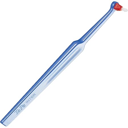 Amazon.com : TEPE Interspace Medium Angled Toothbrush – Single End Tuft ...