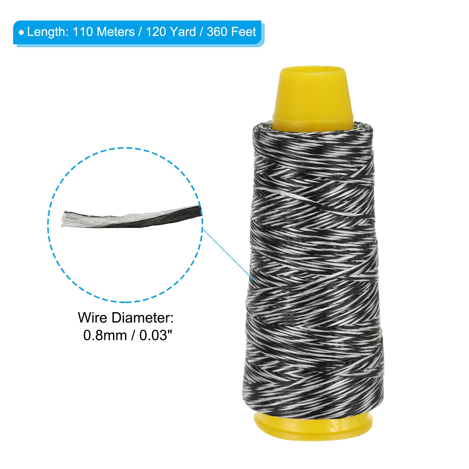 PATIKIL Archery Bow String Serving Thread 120 Yard/110M, Bowstring ...