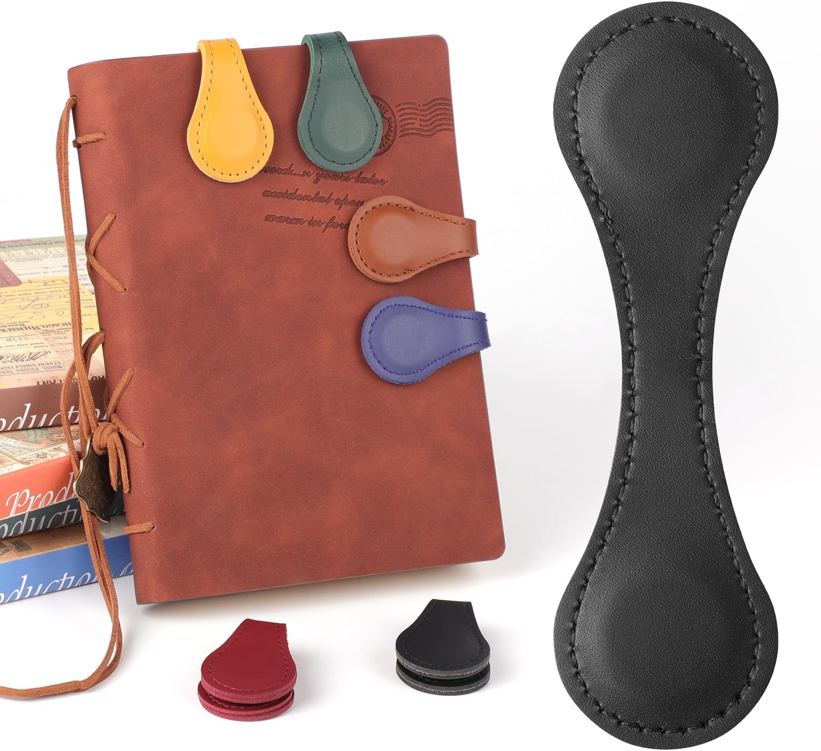Amazon.com: Magnetic Bookmarks，Magnetic Leather Bookmark，Magnetic ...