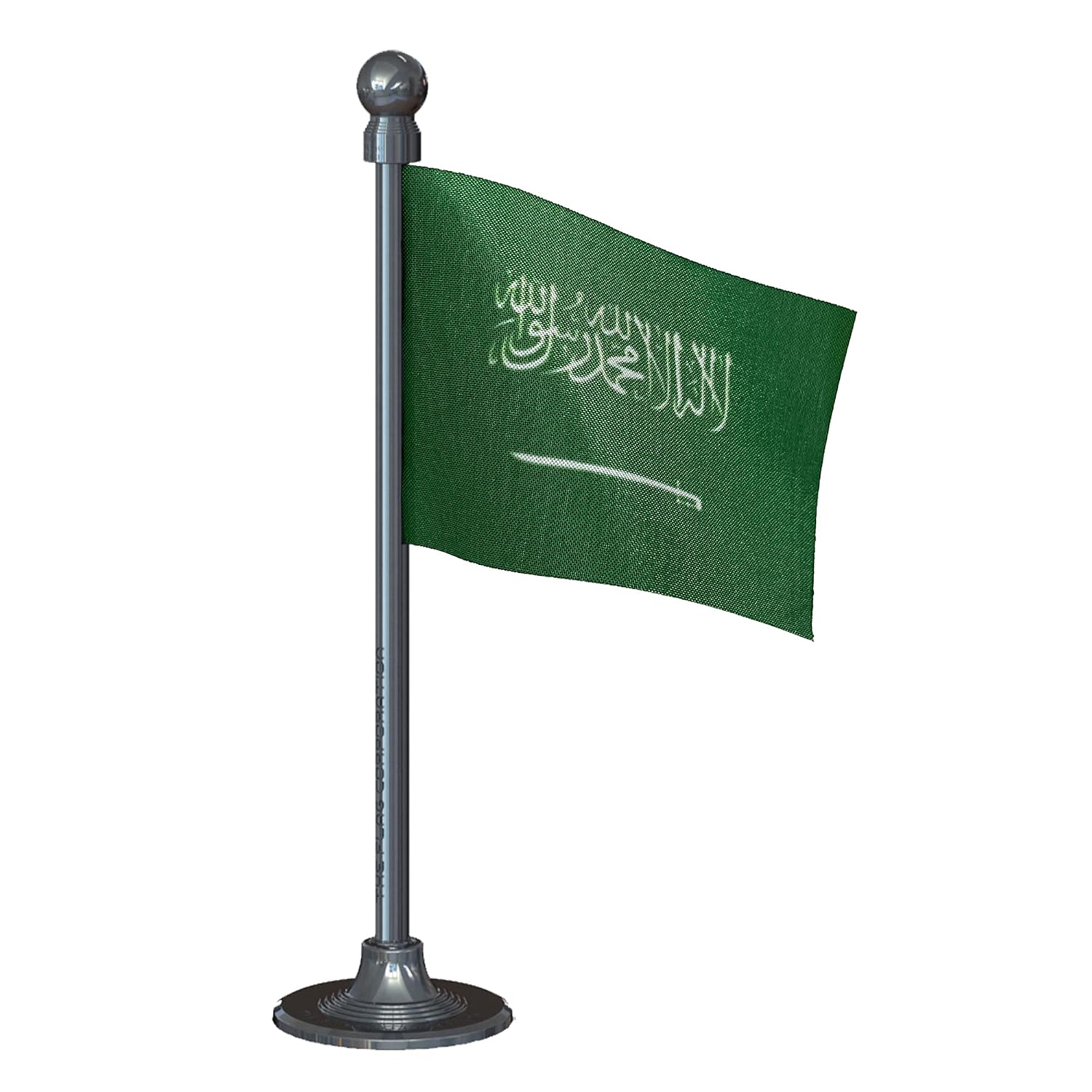 The Flag Corporation Saudi Arabia Car Dashboard Flag 2in x 3in With a ...