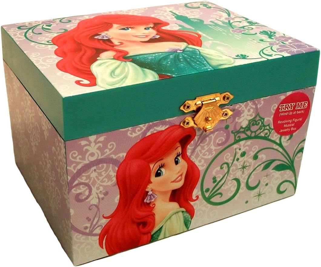 Amazon.com: Disney Princess Ariel Little Mermaid Jewelry Music Box ...