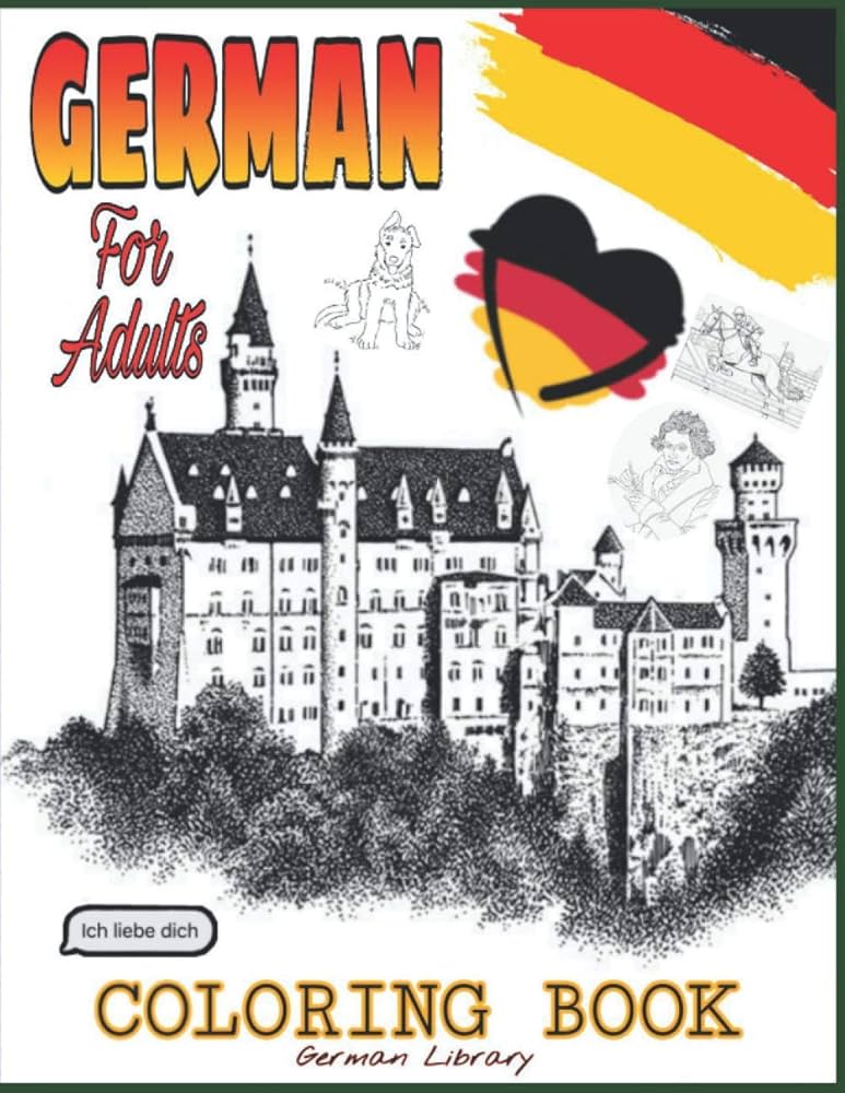 Neuschwanstein Castle Coloring Page