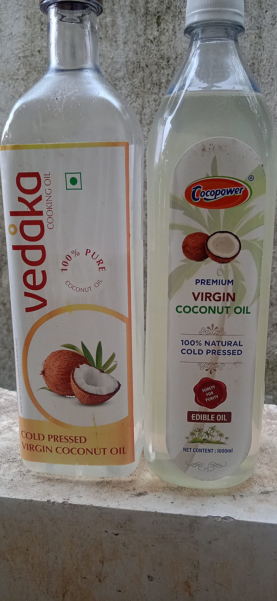 COCOPOWER Virgin Coconut Edible Oil Bottle, 1000ml : Amazon.in: Grocery & Gourmet Foods