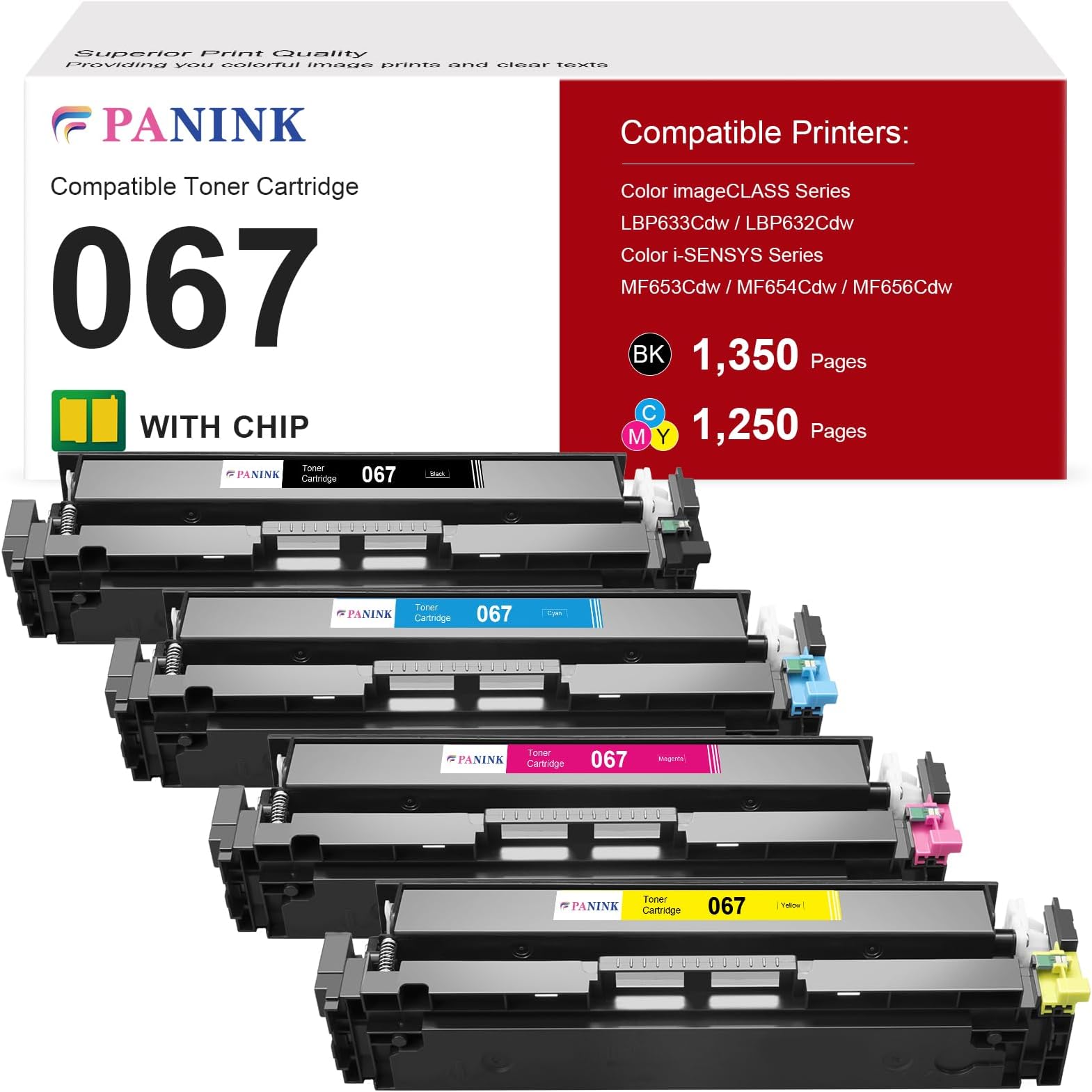 Amazon.com: PANINK Compatible 067H Toner Cartridge Replacement for ...
