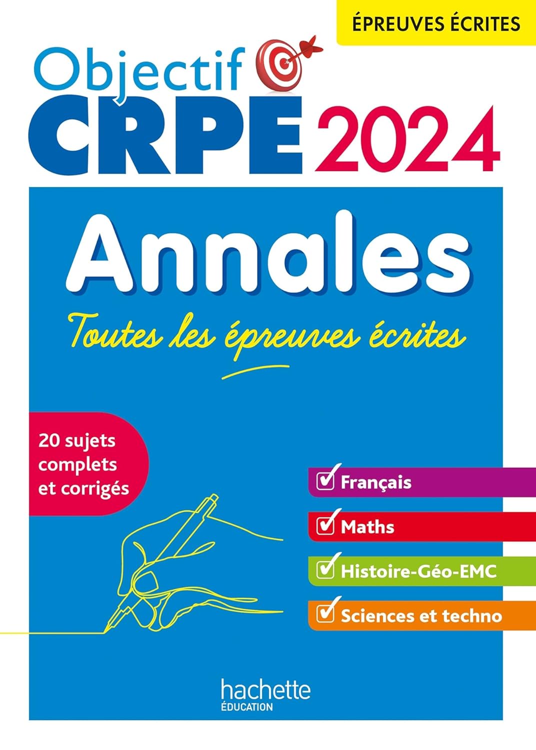 Amazon.com: Objectif CRPE 2024 - Annales Toutes les épreuves écrites ...