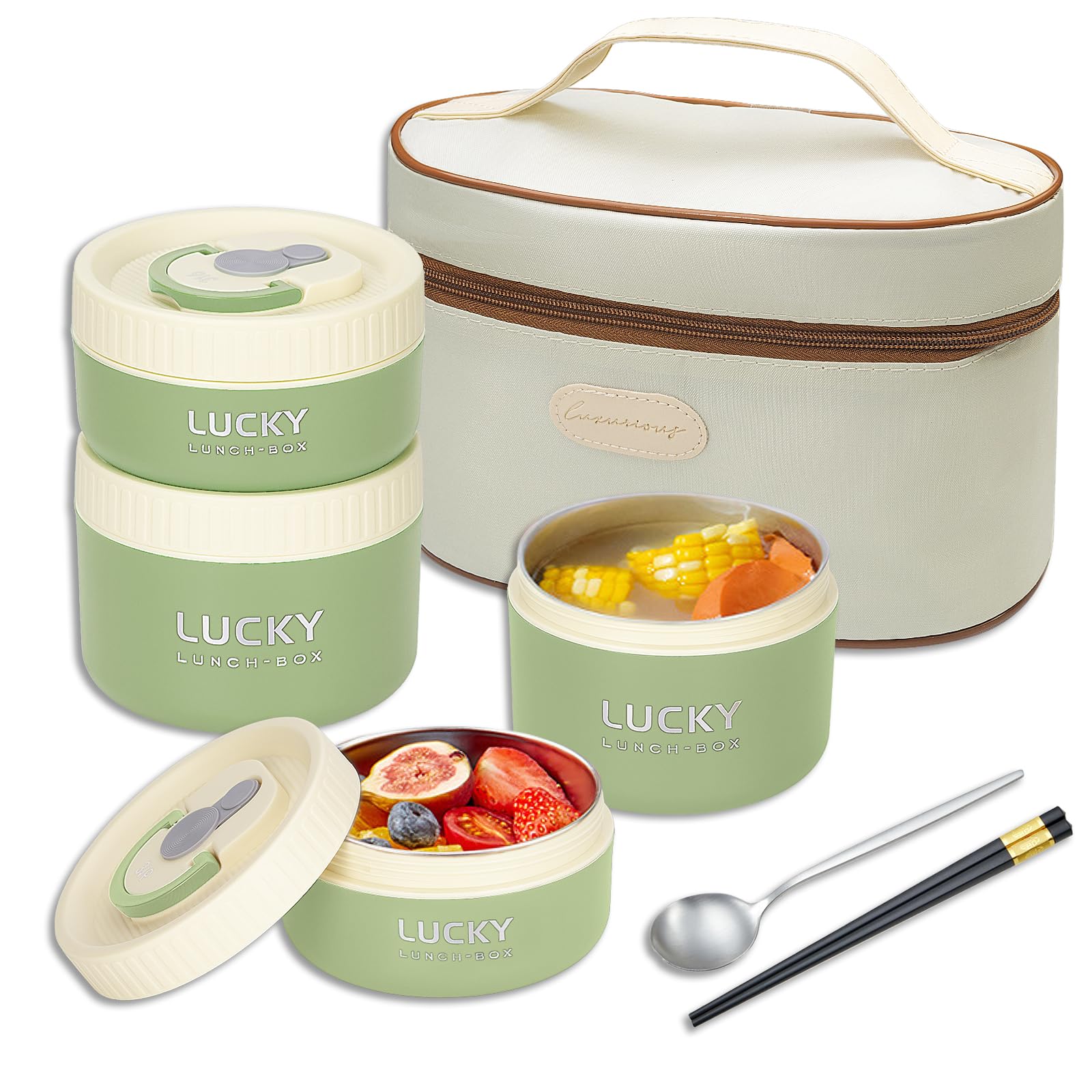 For Kids 304 Stainless Steel Lunch Box Student Canteen Microwavable ...