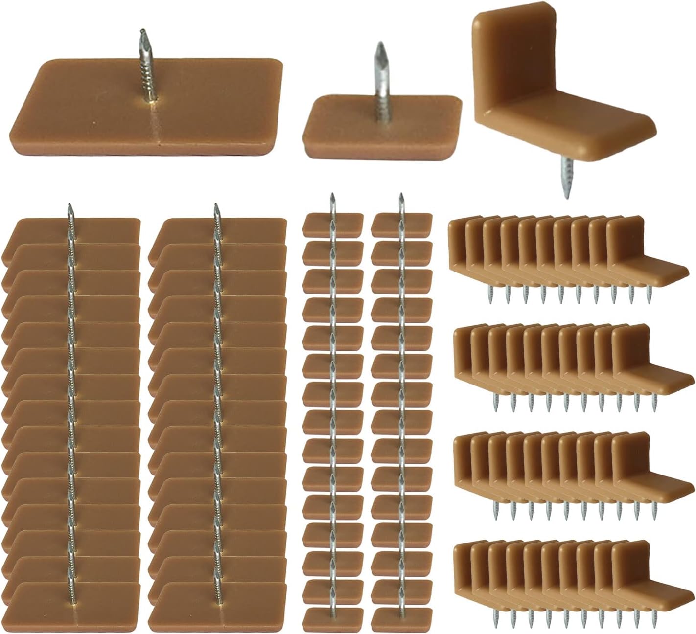 Amazon.com: The Hillman Group 57062 Tack Glide "L" Shaped, Plastic, 25 ...