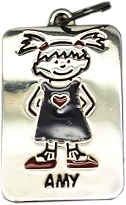 Amazon.com: Amy Kids Name Tag Charm by Ganz