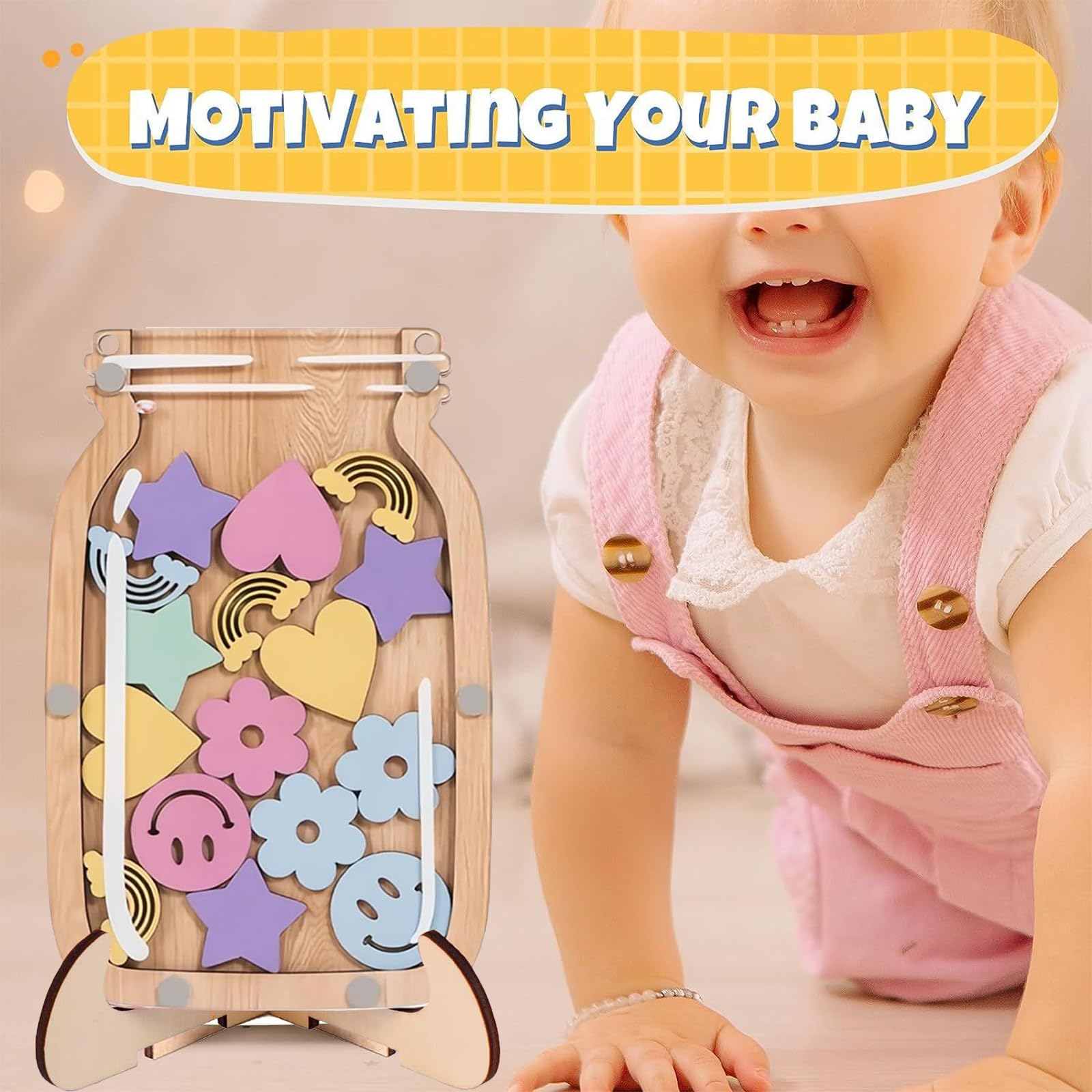 WPNCYK Reward jar, reward jars for children, reward chart, star chart ...