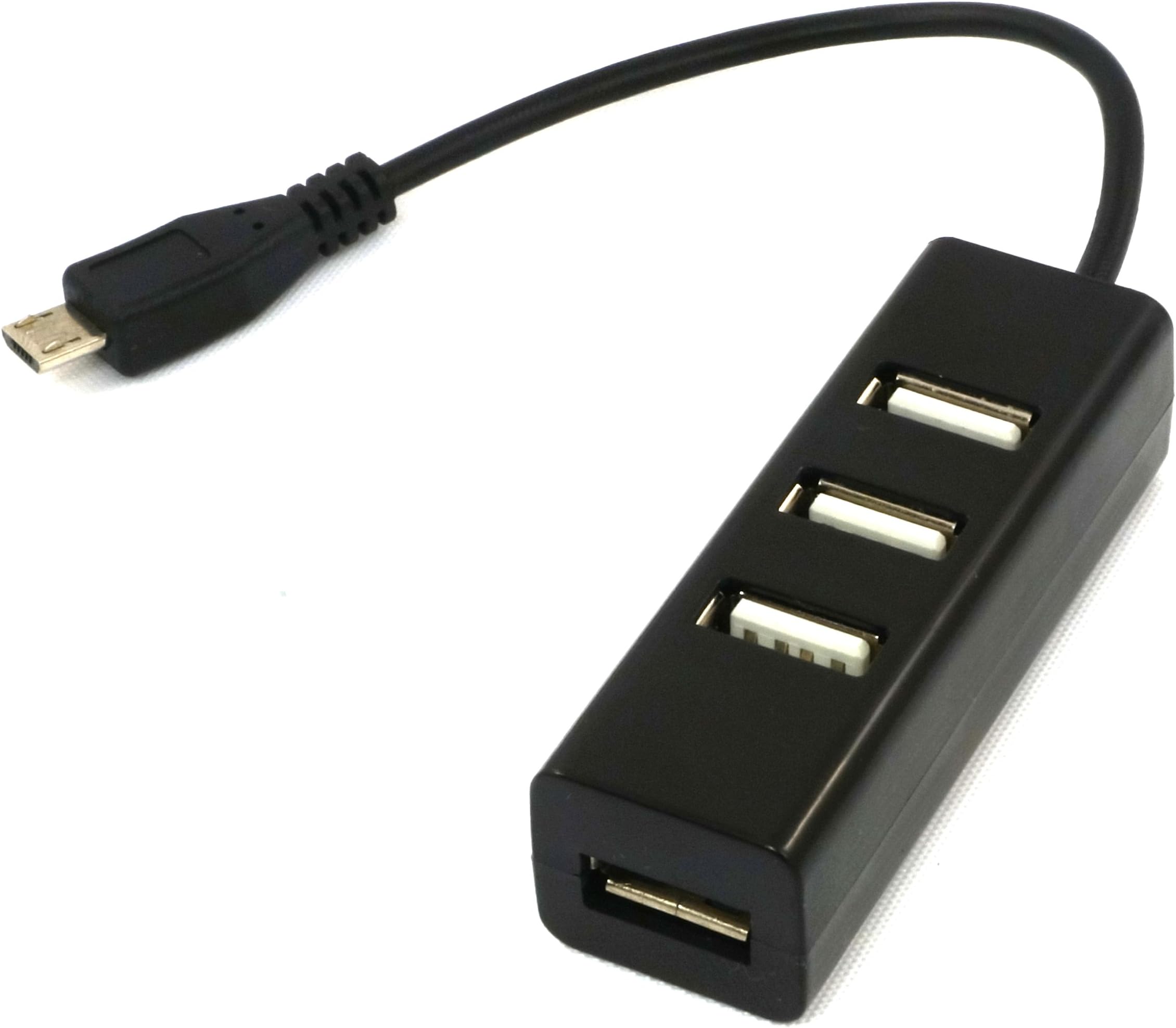 Amazon.com: MakerSpot 4-Port Stackable USB Hub HAT for Raspberry Pi ...