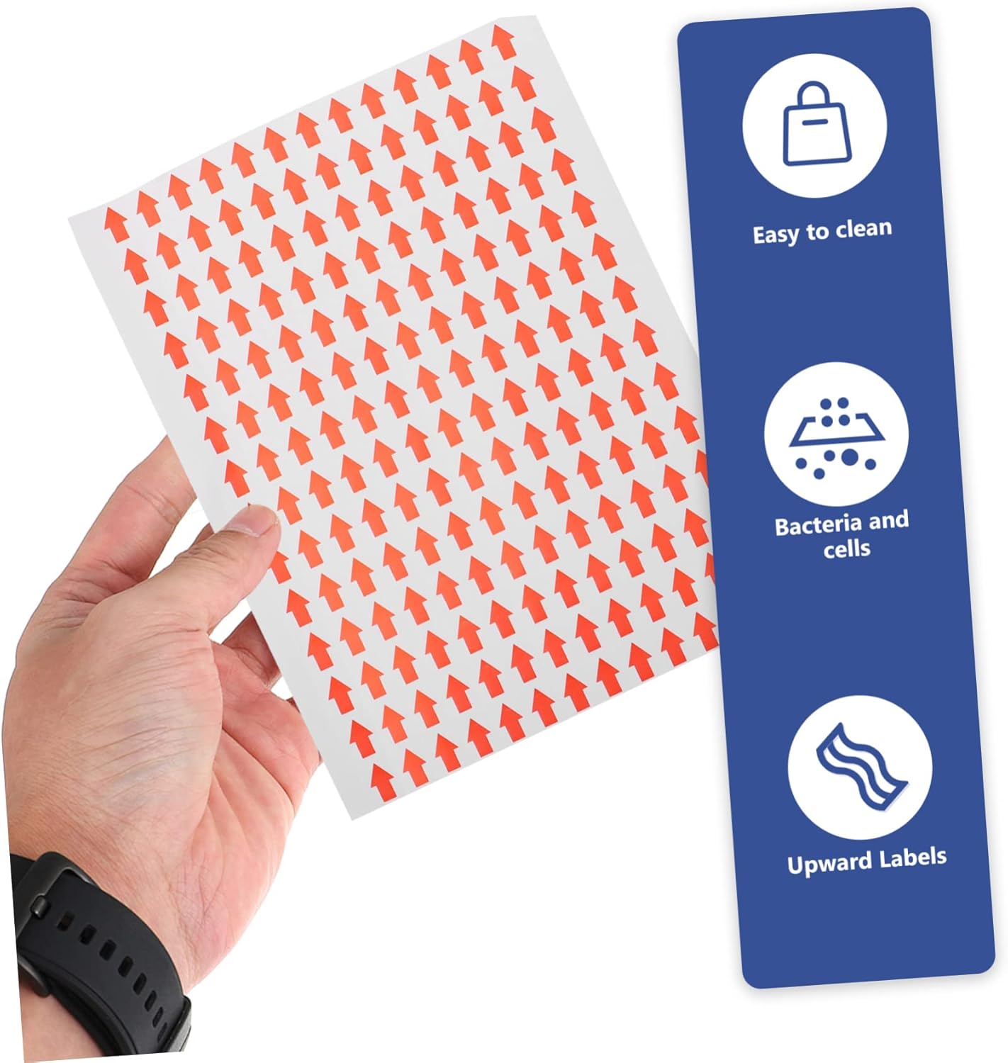 STOBOK 1000pcs Arrow Label Sticker Direction Stickers Rework Mark ...