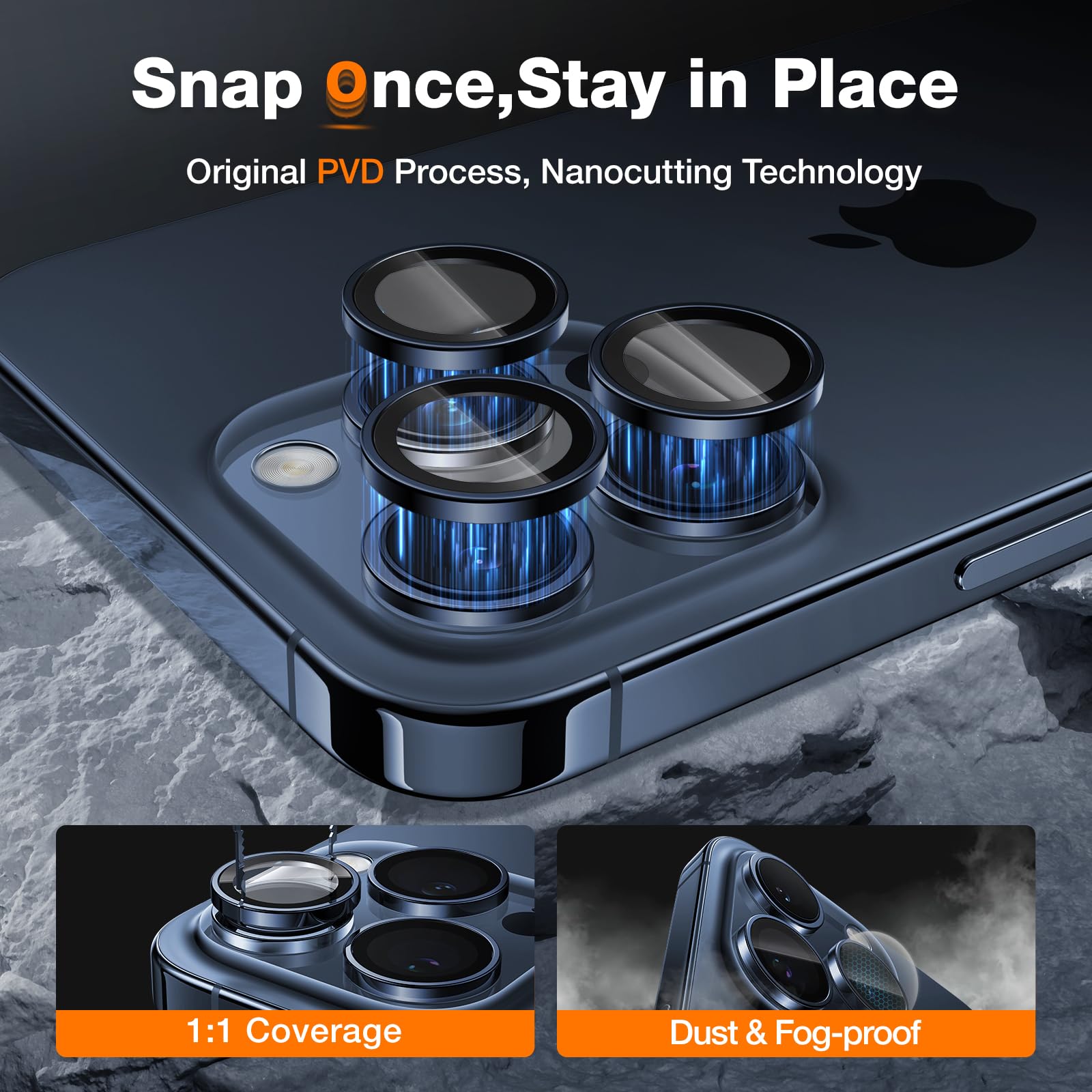 Snapklik.com : Camera Lens Protector For iPhone 15 Pro/iPhone 15 Pro ...