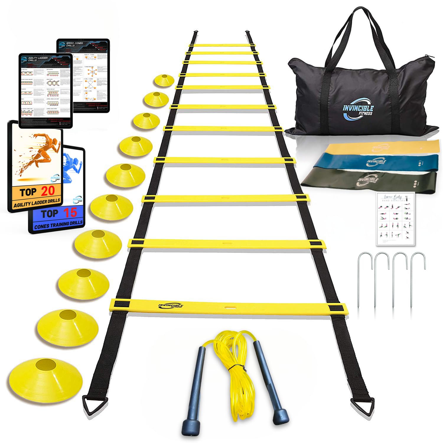 Snapklik.com : Agility Ladder Set - Enhance Speed, Coordination And ...