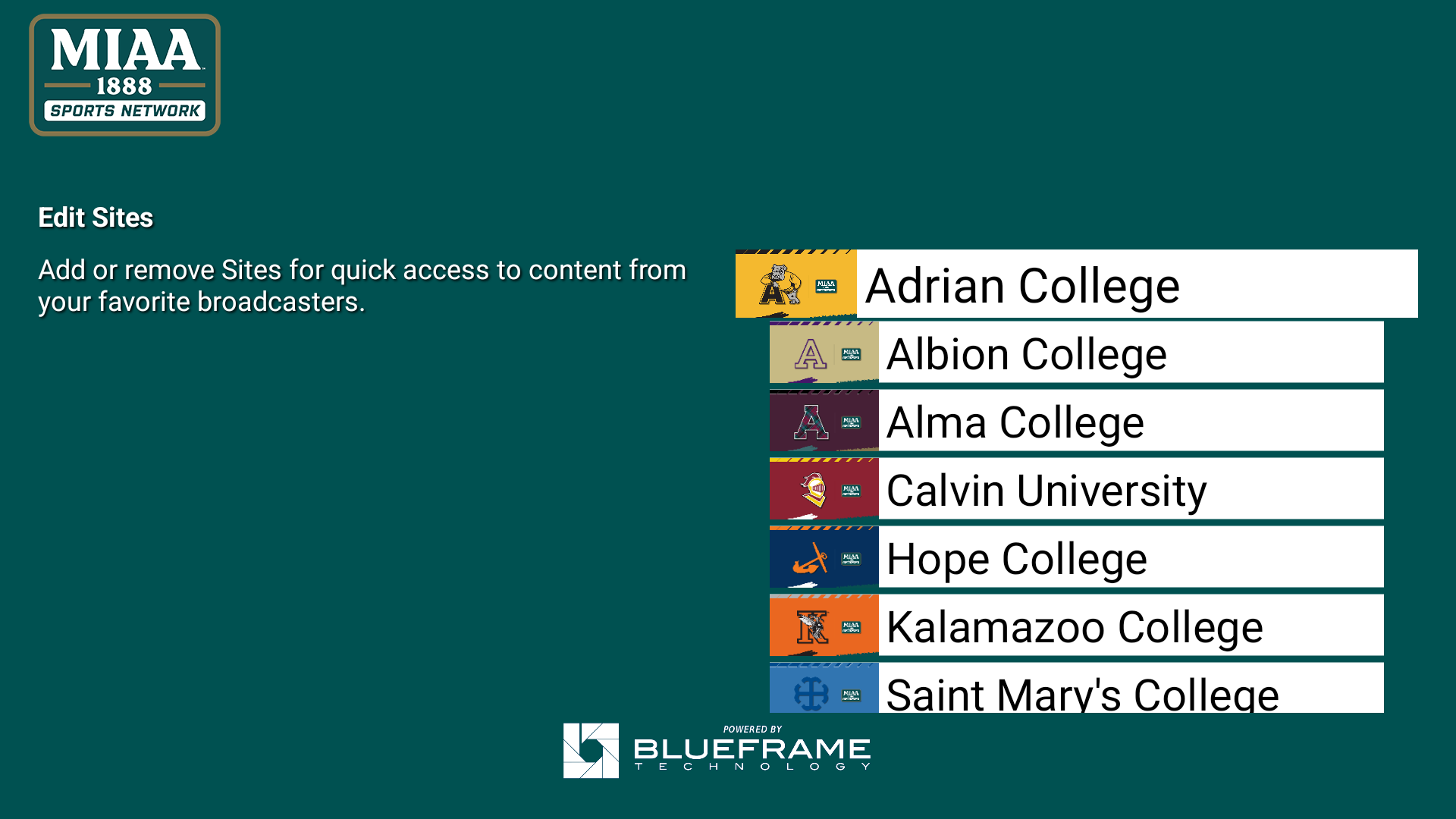 MIAA Sports Network - App on Amazon Appstore