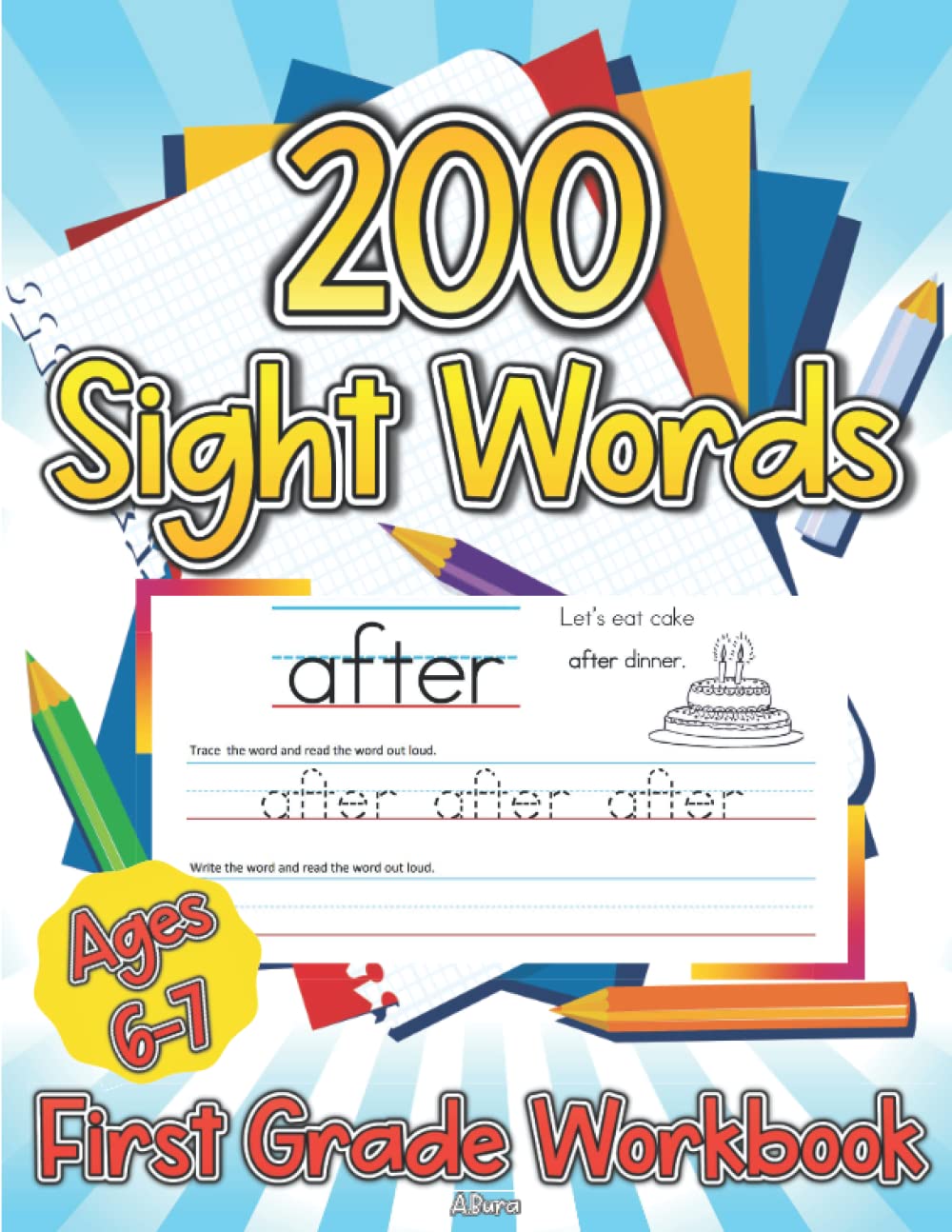 Buy 200 Words First Grade Workbook Ages 6-7: Activity Workbook to Learn ...