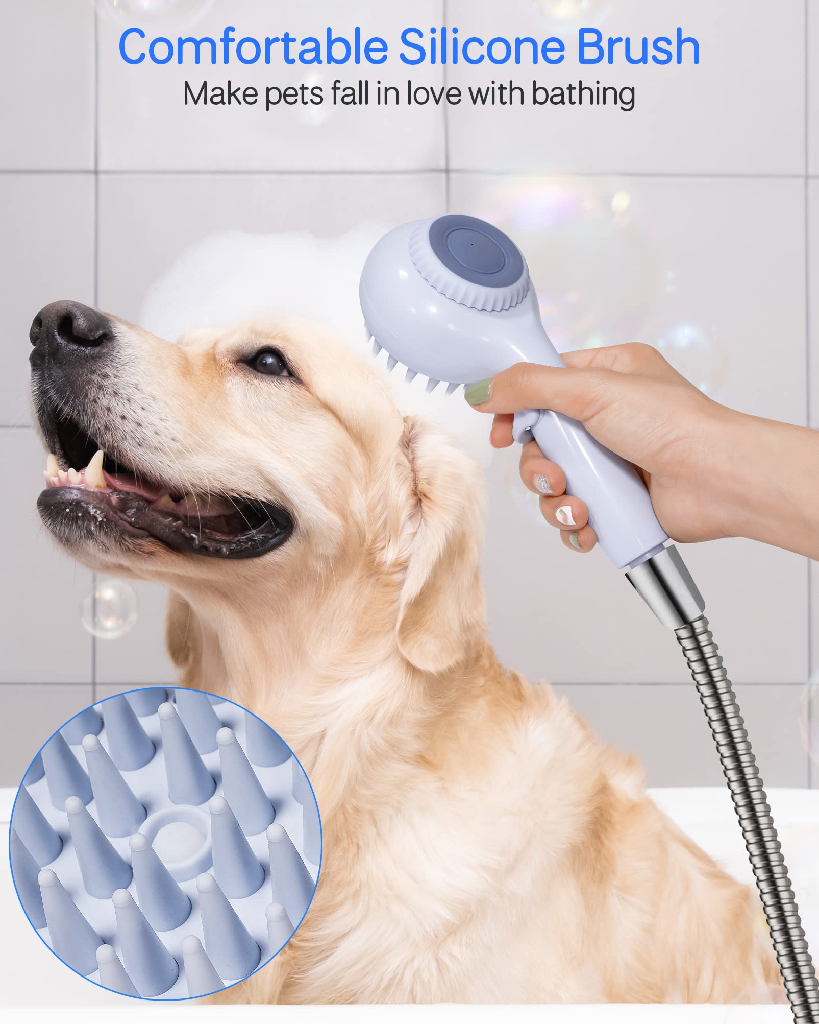 Snapklik.com : MAMI&BABI Dog Shower Attachment, Dog Washing Shower ...