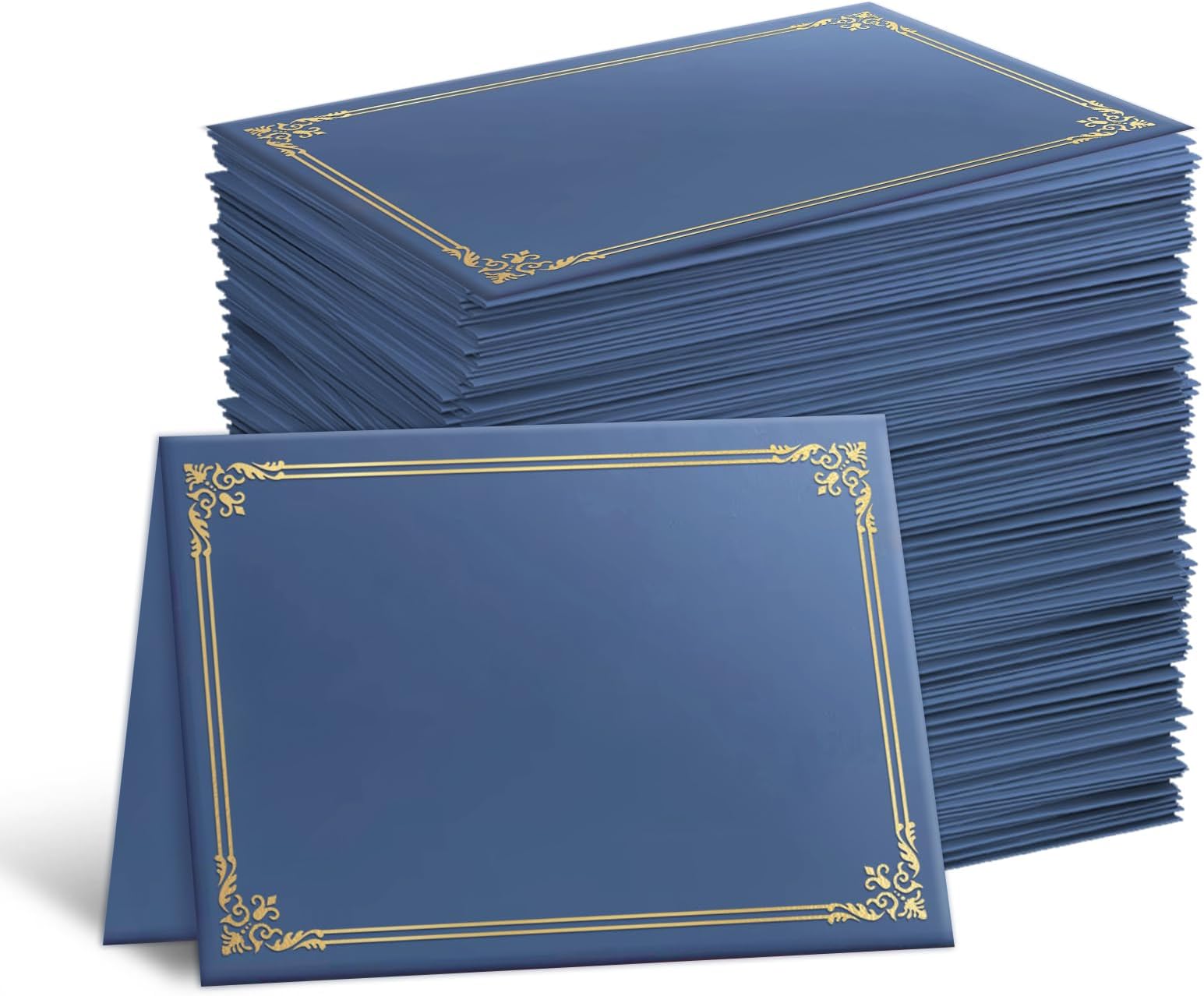 Amazon.com : 30 Packs Certificate Covers,Navy Blue Cardboard Diploma ...