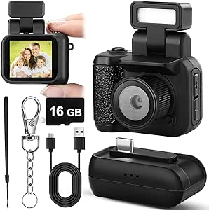 Amazon.com : Relaxweex Mini Digital Camera Keychain with Flash Light ...