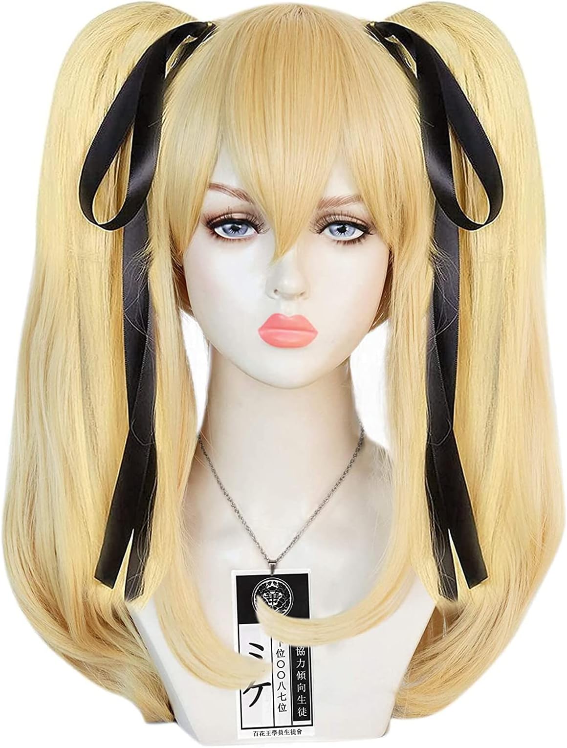 Amazon.com: Xingwang Queen Anime Long Straight Blonde Yellow Cosplay ...
