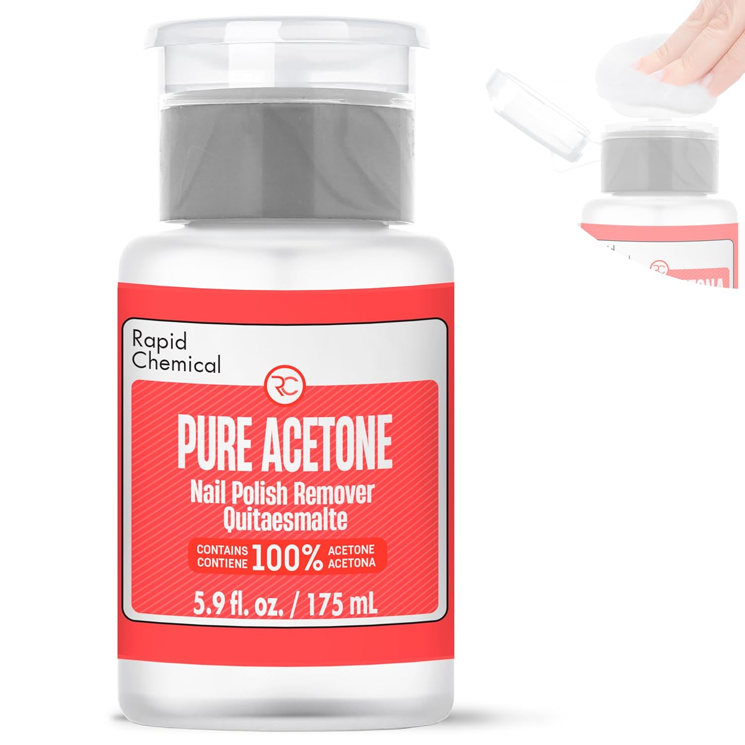 Amazon.com : Pure Acetone 100 Percent Nail Polish Remover and Gel Nail ...