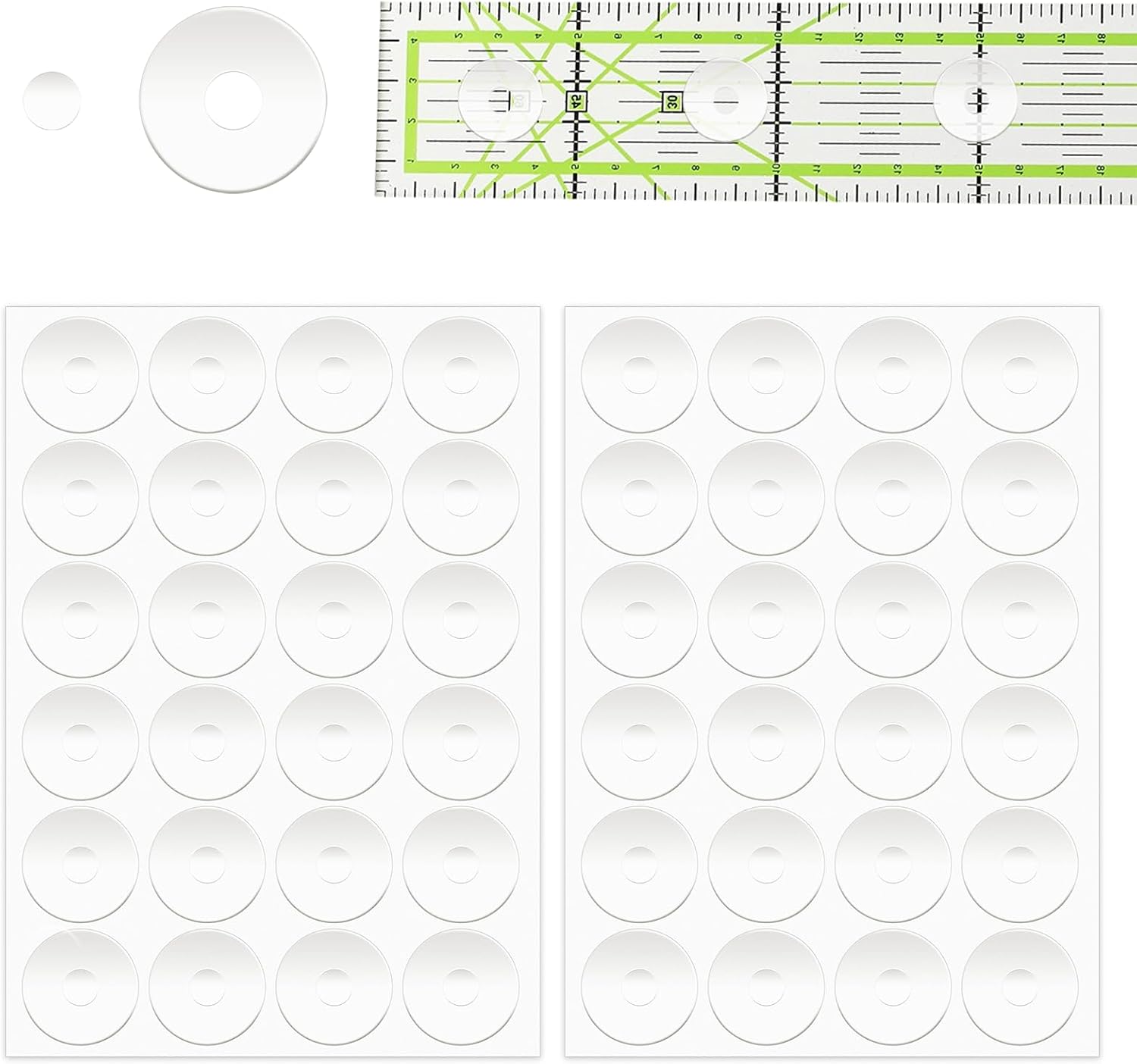 Amazon.com: Non-Slip Silicone Grips for Quilt Templates, 48Pcs Non-Slip ...