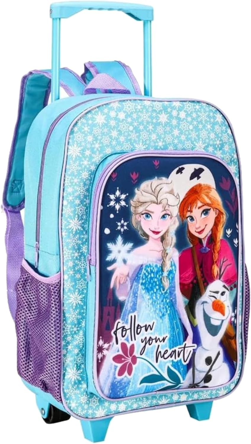Frozen Trolley Bag Girls Kids Disney Frozen Premium Folding Trolley ...
