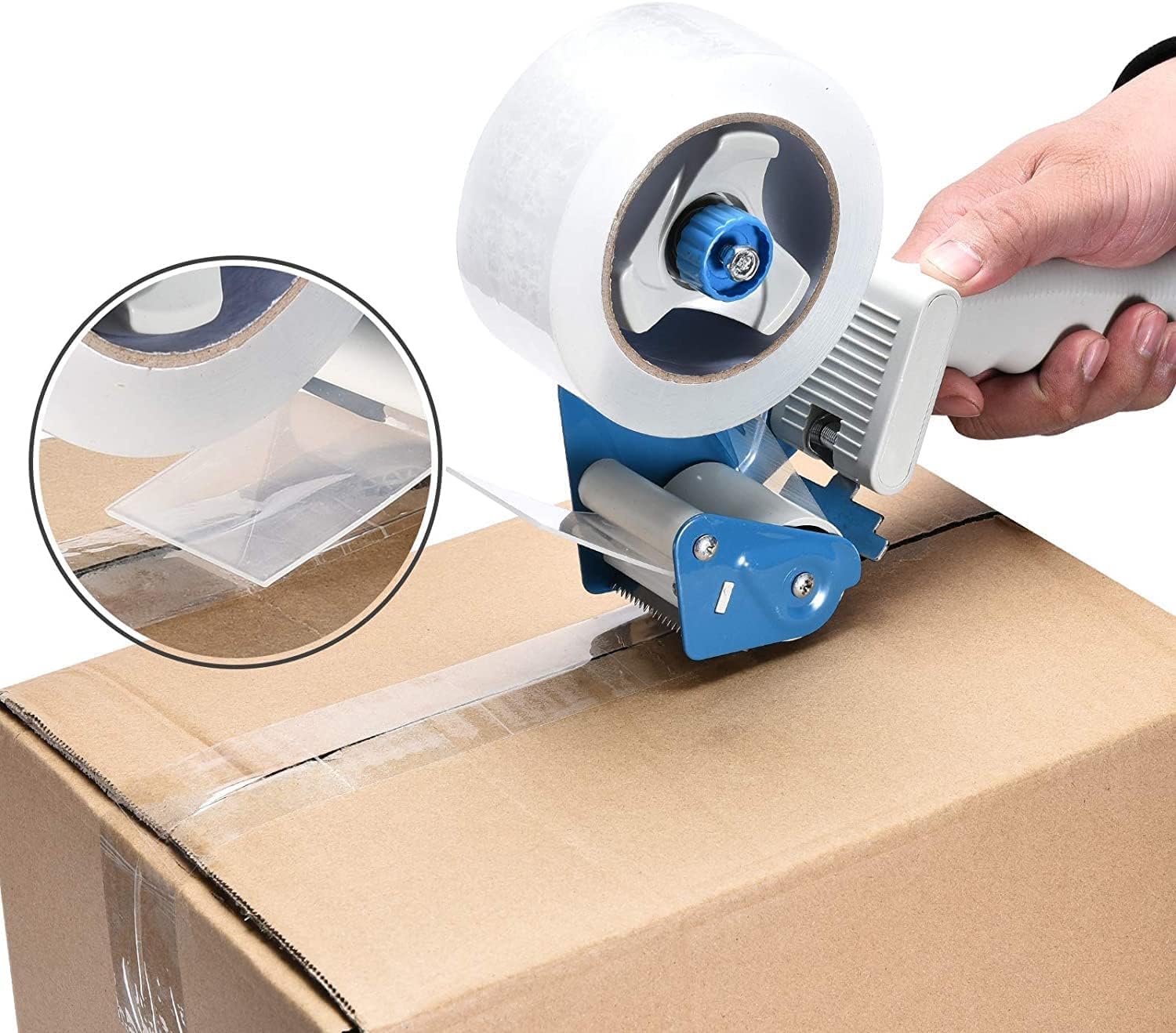 D-fix® Manual Pastic Packing Tape Dispenser for 2" Tape – Lightweight ...