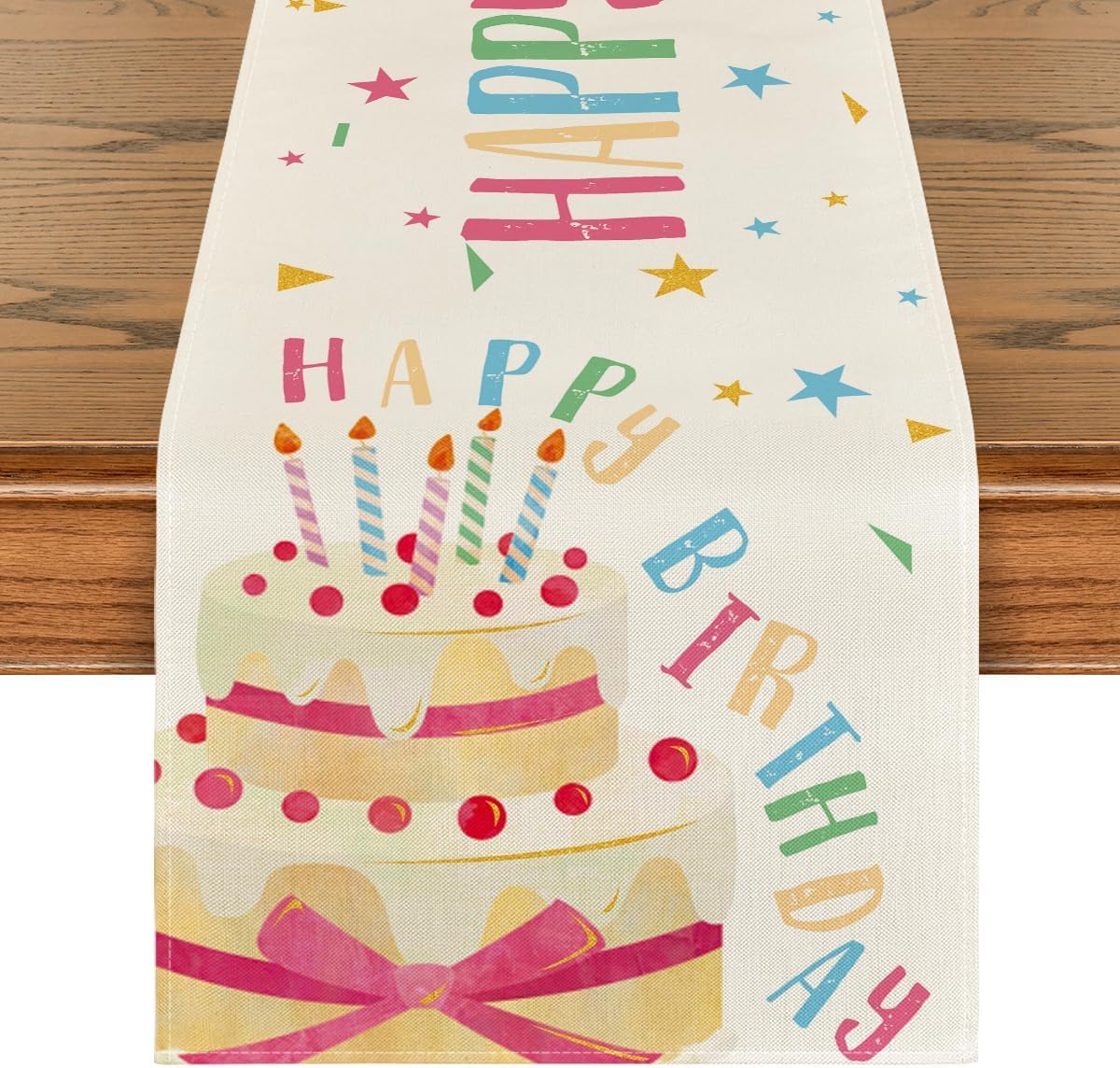 Artoid Mode Happy Birthday Kuchen Geburtstag Tischläufer, Feier ...