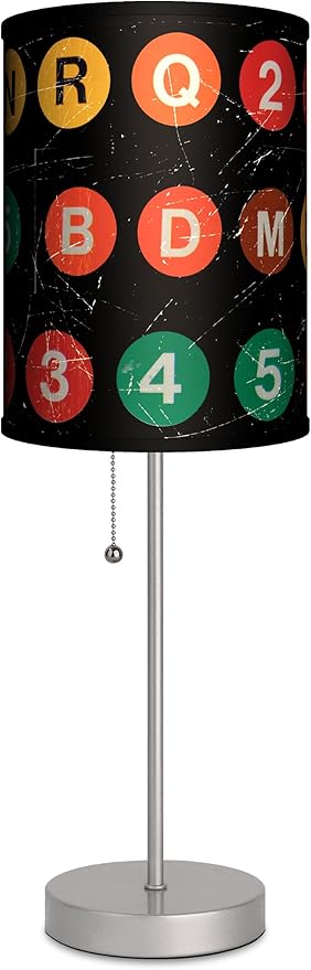 Lamp-In-A-Box Subway Train Table Lamp Home Decor Gifts, Office, Desk ...