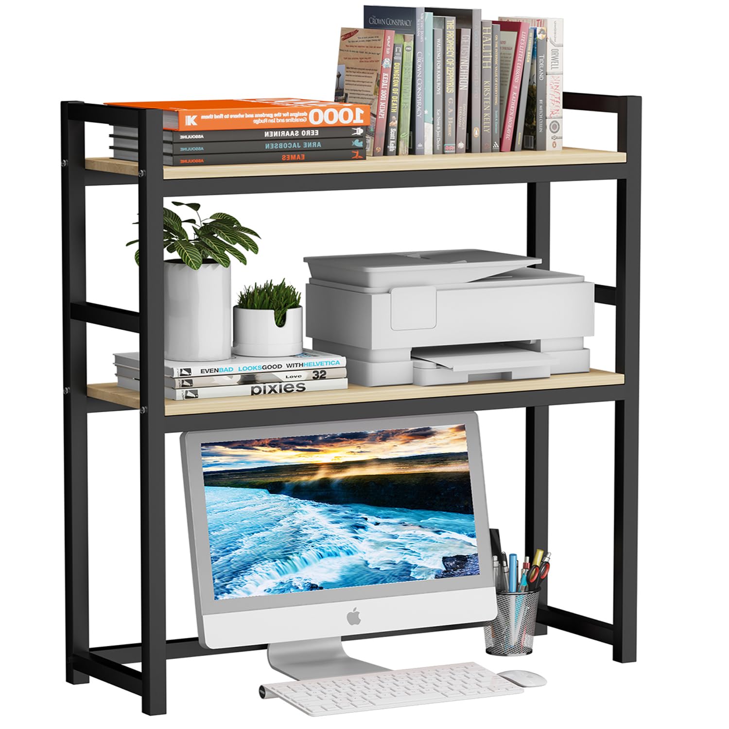Snapklik.com : Uyoyous Computer Desktop Shelf