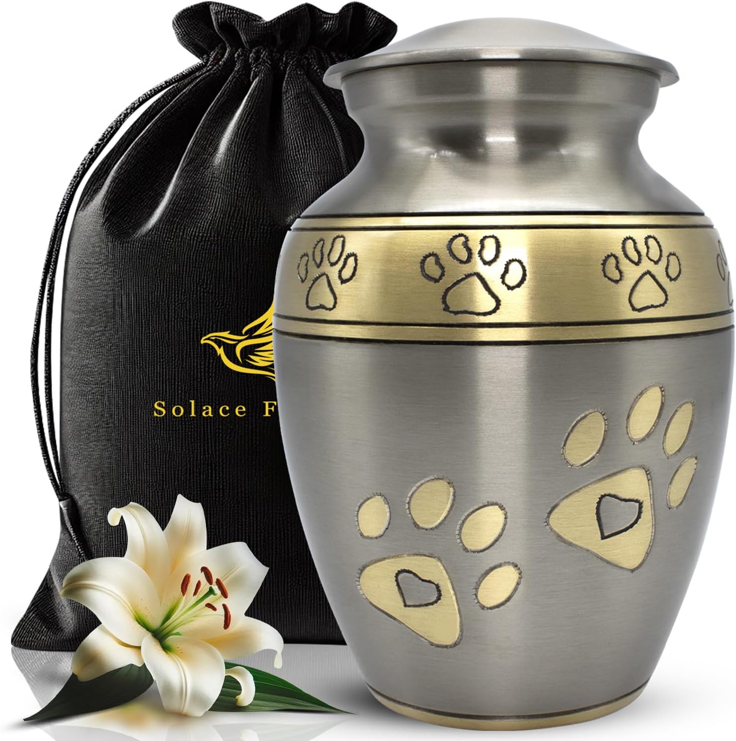 Amazon.com: Medium Urns for Pet Ashes - Cremation Urn for Dogs & Cats ...