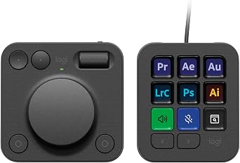Logitech MX Creative Console, Programmable Keypad With 9 Customisable ...