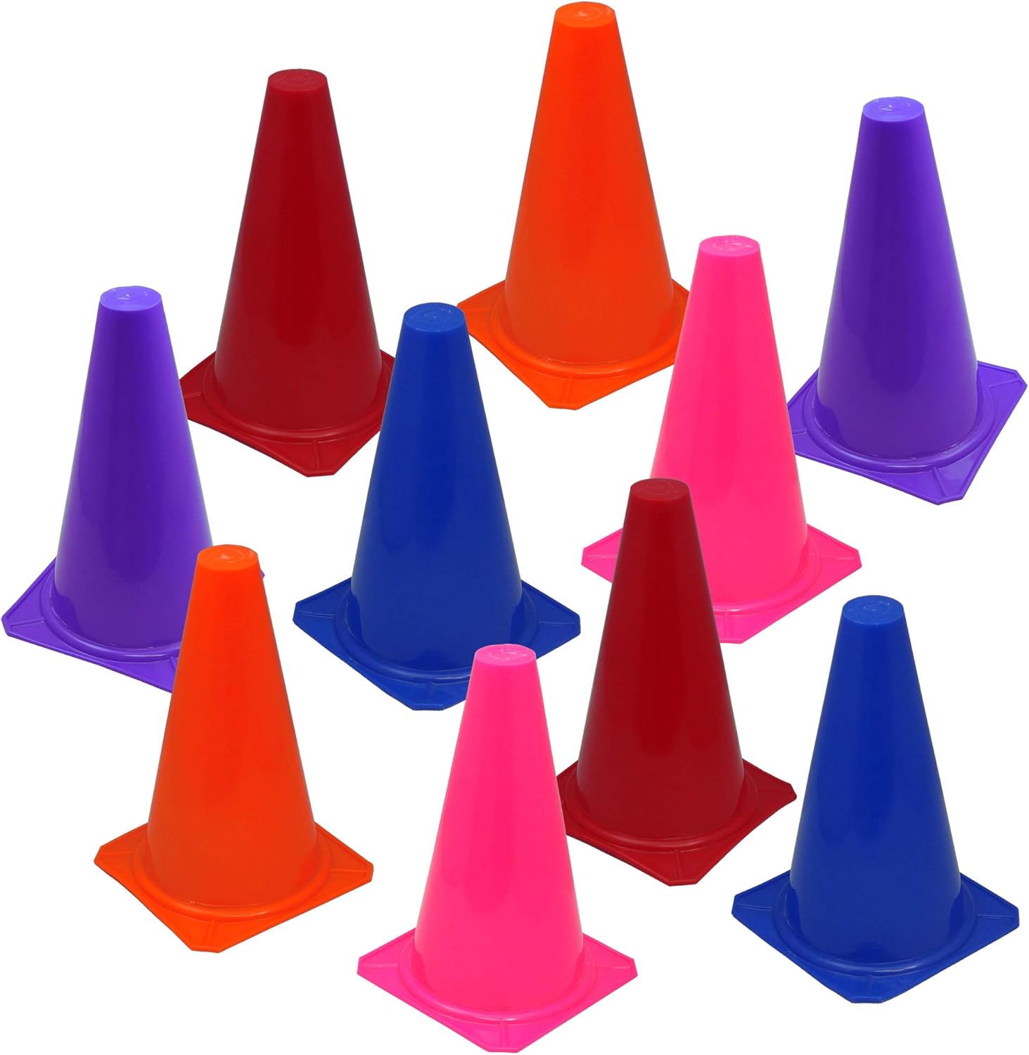 Amazon.com : BlueDot Trading 9" Cones for Speed & Agility Sports ...