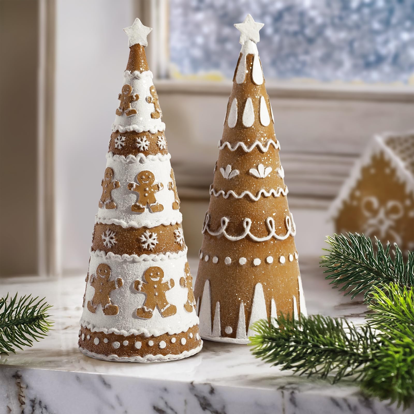 Amazon.com: Regency International Resin Layered Gingerbread Icing ...