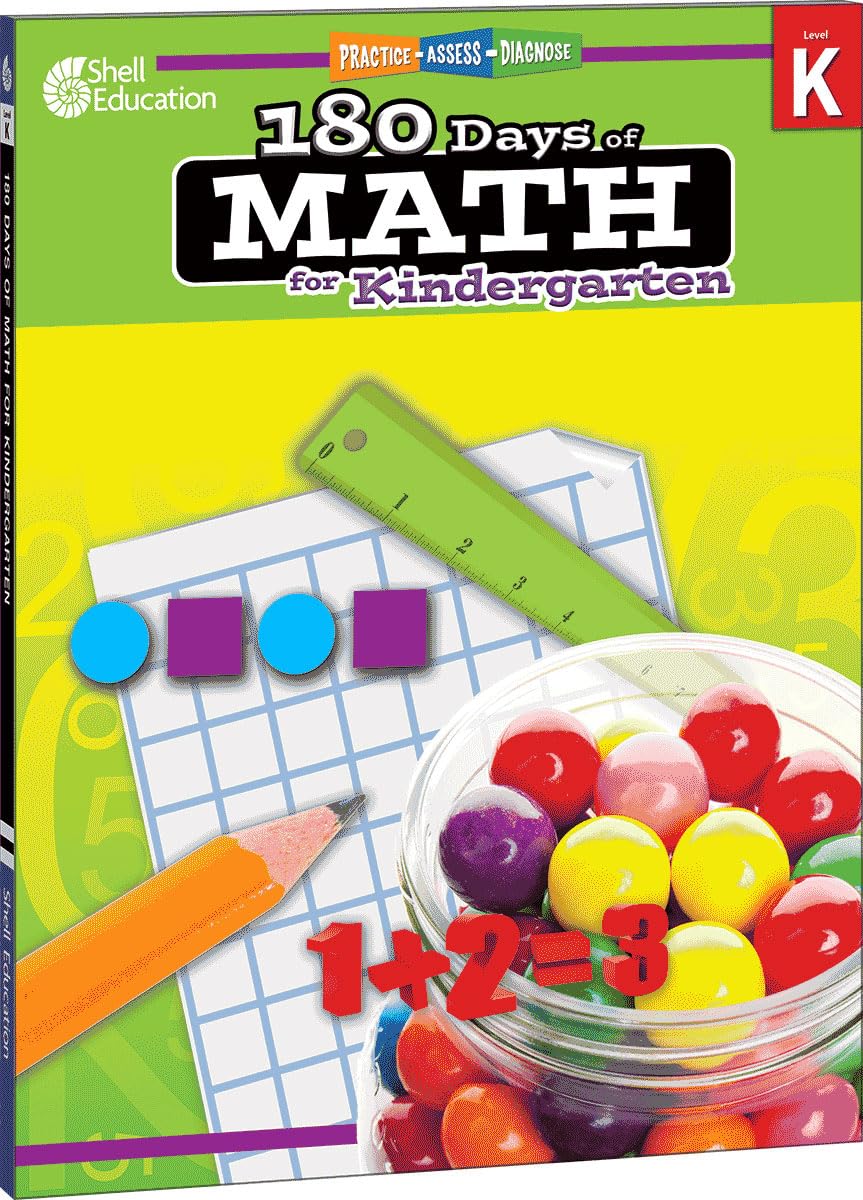 180 Days of Math: Grade K - Daily Math... by Jodene Smith