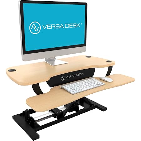 Amazon.com: VERSADESK Electric Standing Desk Converter, PowerPro Height ...