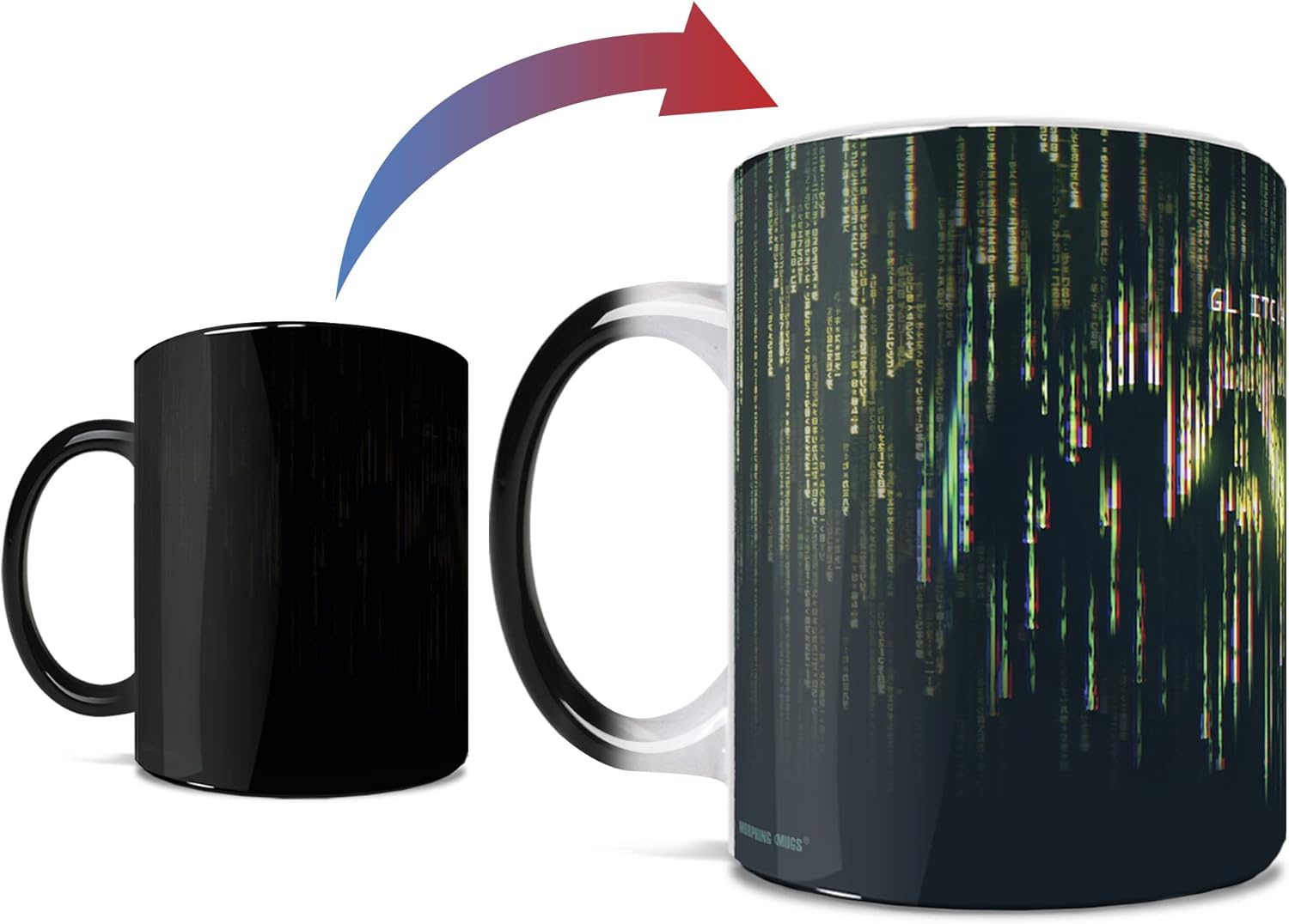 Amazon.com: Morphing Mugs The Matrix Resurrections – Glitch – Coding ...