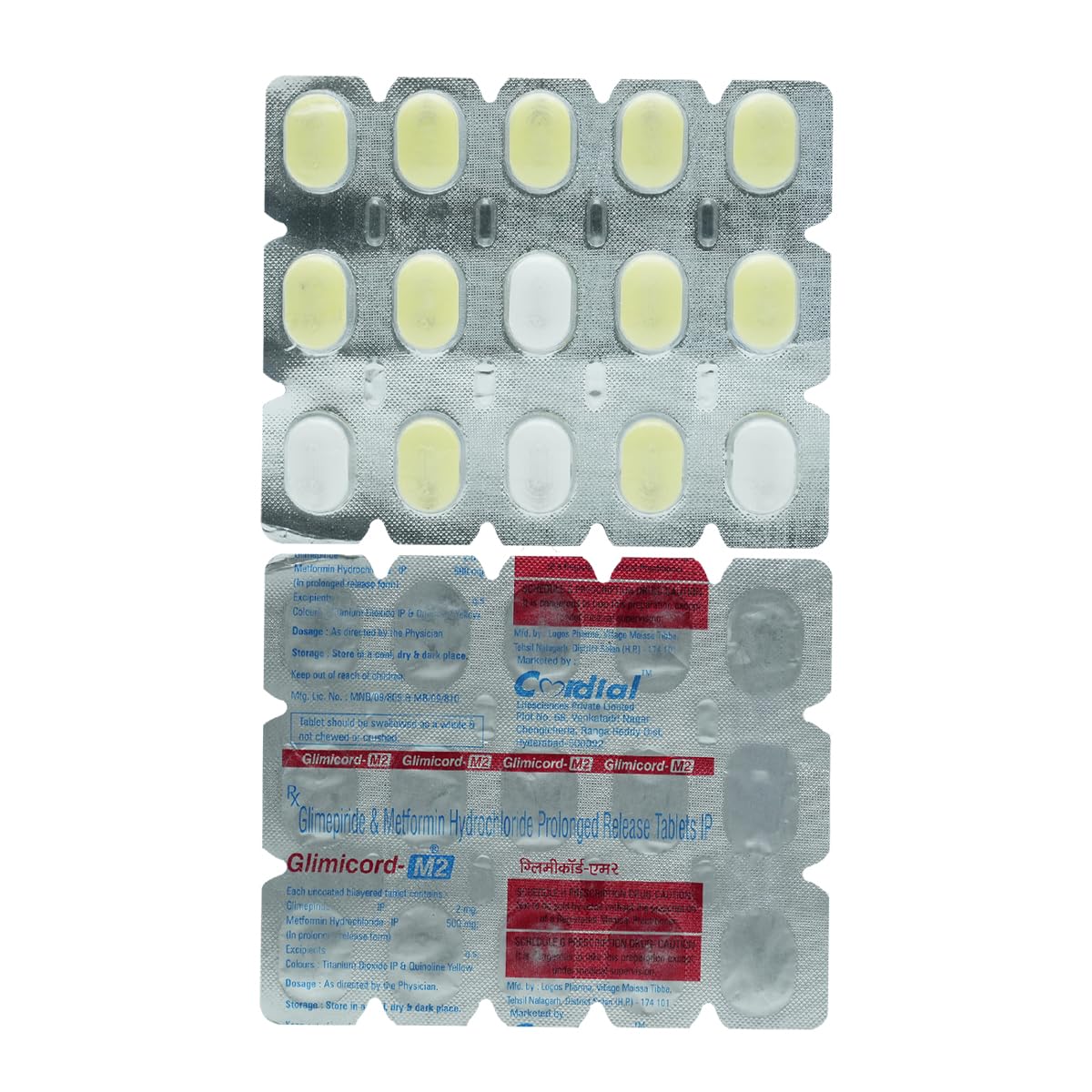 Glimicord M2 - Strip of 15 Tablets : Amazon.in: Health & Personal Care
