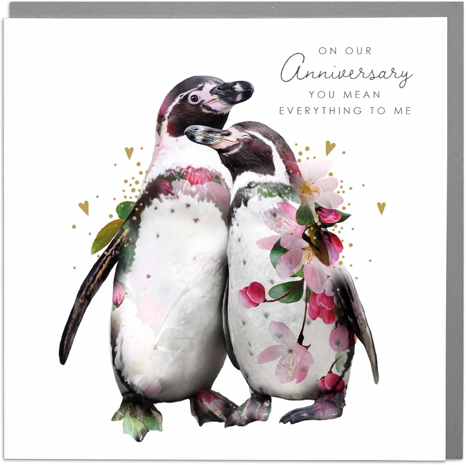 Lola Design ltd Two Penguins - Wedding Anniversary Card - Wildlife ...